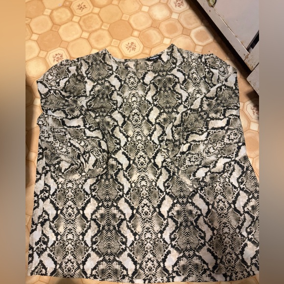 Express | Tops | Snake Print Top | Poshmark
